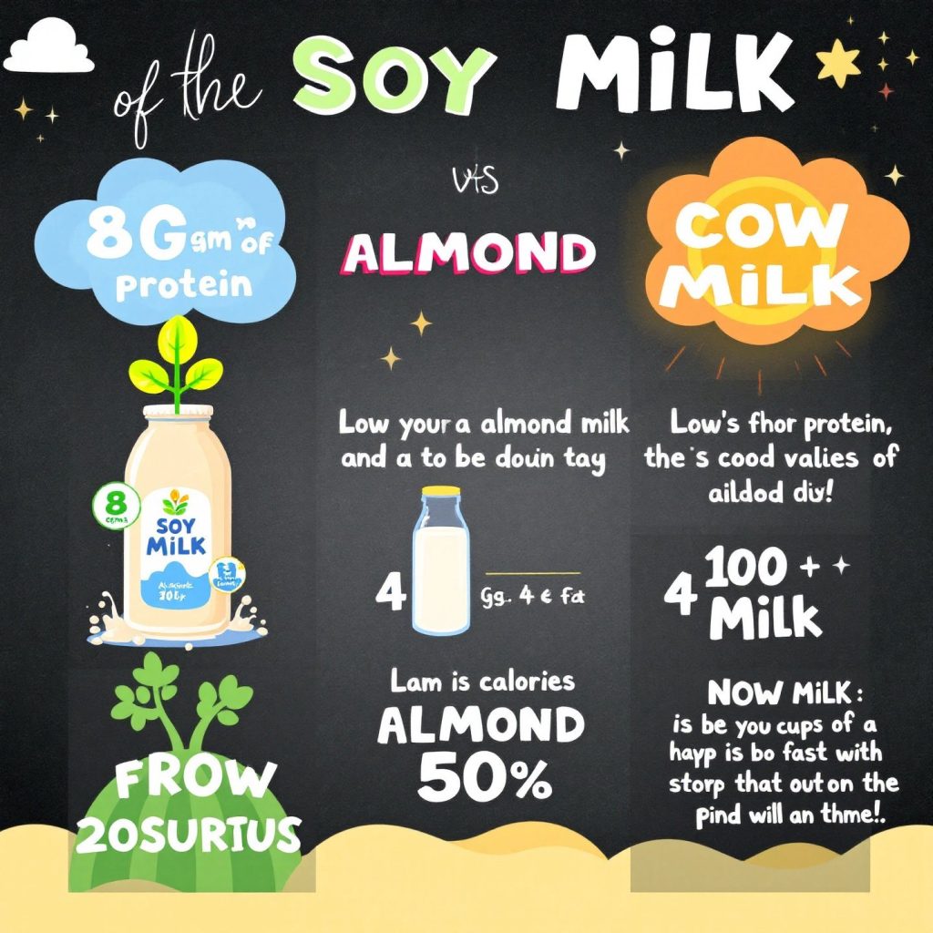 Soy Milk vs Almond Milk vs Cow Milk: A Comprehensive Comparison - The ...